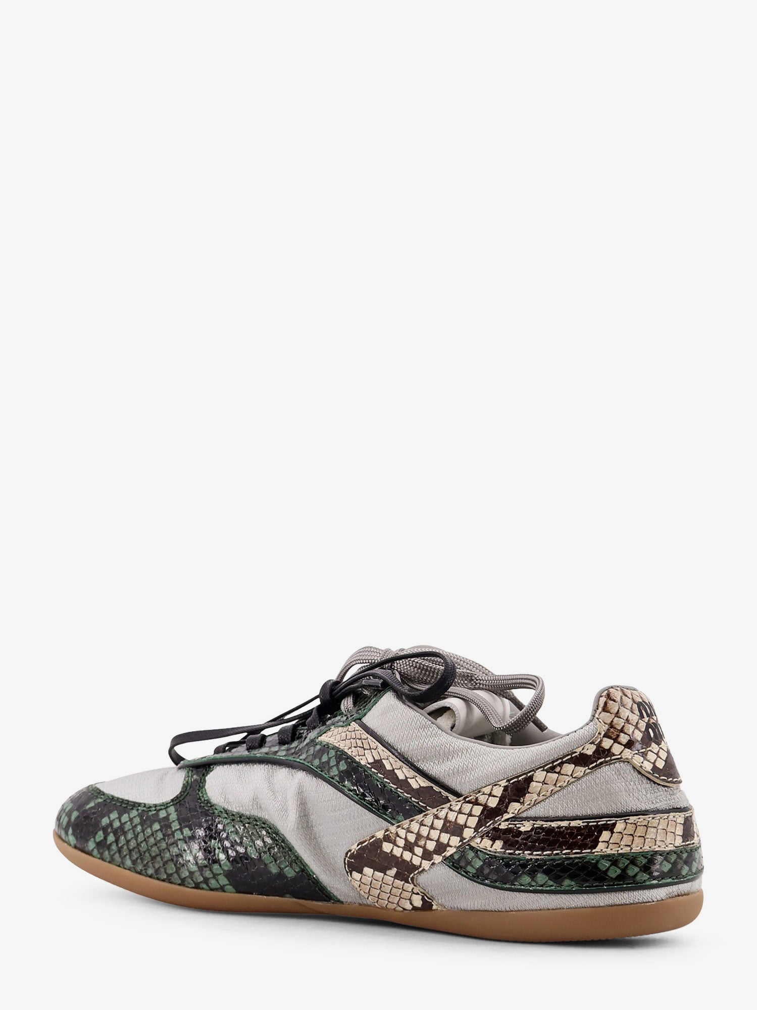 Miu Miu Gymnasium Technical Fabric And Python-Print Aisley Sneakers ...
